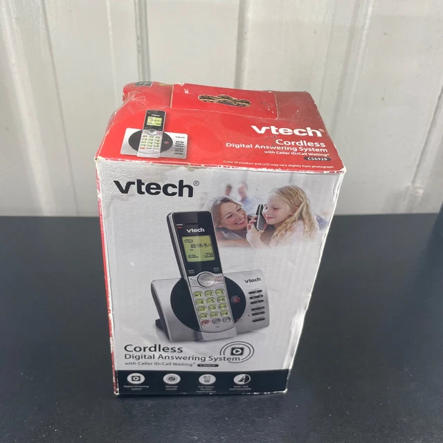 VTECH CORDLESS DIGITAL Answering System Caller ID And Call Waiting ...