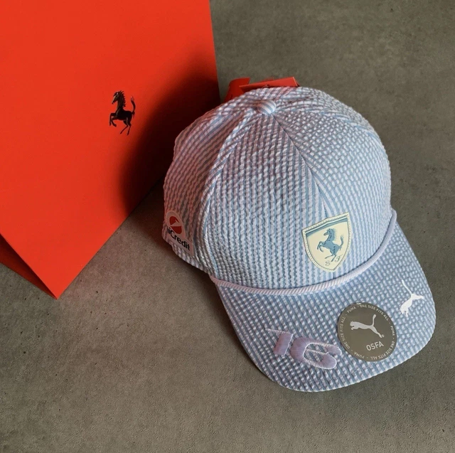 PUMA SCUDERIA FERRARI Charles Leclerc 2025 Monaco Grand Prix Hat Cap ...