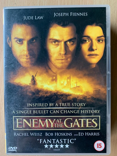 ENEMY AT THE Gates DVD 2001 World War II WW2 Stalingrad Siege Sniper ...
