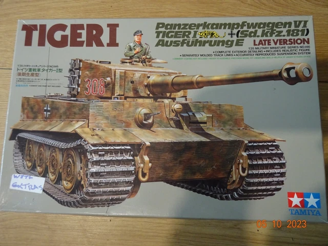 TAMIYA 1-35 SCALE WWII TIGER Late Model Kit With Extras -NEW Sprues ...