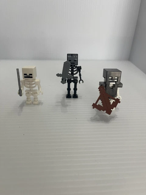LEGO MINECRAFT SKELETON mini Figures X3 £12.99 - PicClick UK