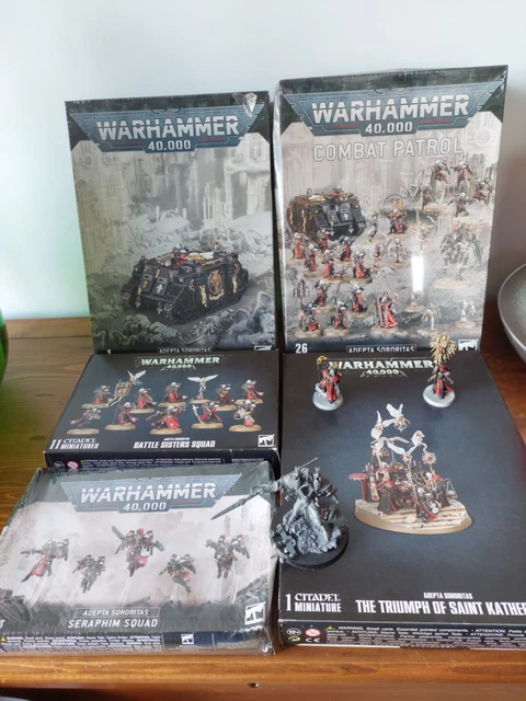 WARHAMMER 40.000 ESERCITO Adepta Sororitas Morven Val Patrol Seraphim ...