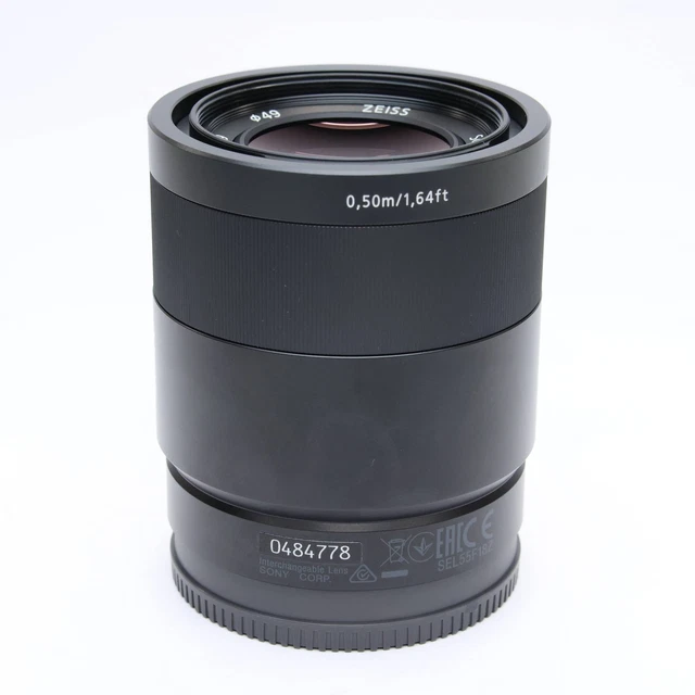 SONY ZEISS SONNAR T* FE 55mm F/1.8 ZA SEL55F18Z (Sony E mount) -Near ...