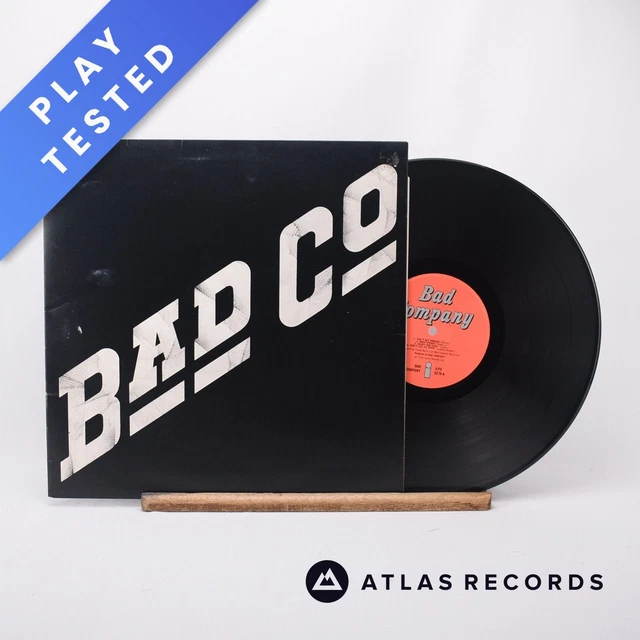 BAD COMPANY BAD Company Repress Gatefold LP Album Vinyl Record - VG+/EX ...