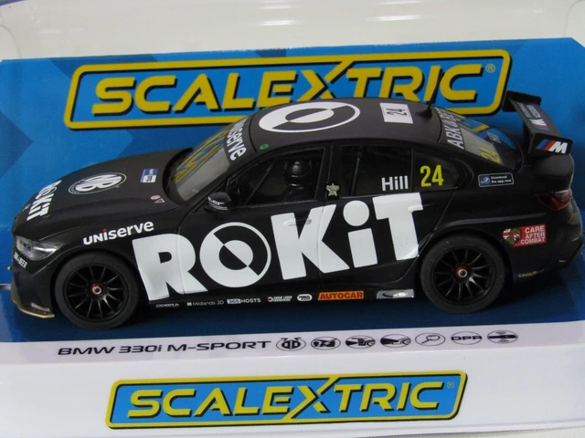 SCALEXTRIC BMW 330I M-SPORT BTCC JAKE HILL ROKIT EDITION, DPR C4440 NEW ...