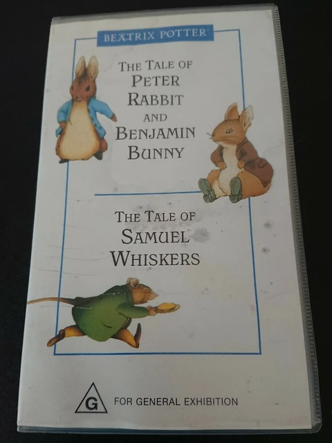 BEATRIX POTTER VHS The Tale of Peter Rabbit & Benjamin Bunny/ Tale of ...
