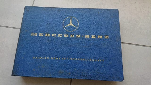 MERCEDES W105 TYP 219 Ponton Ersatzteilkatalog Spare Parts List - 1959 ...
