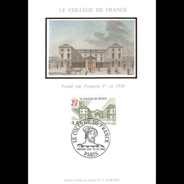 CM V2 - Le Collège de France - Paris 18/10/1997 EUR 1,50 - PicClick FR