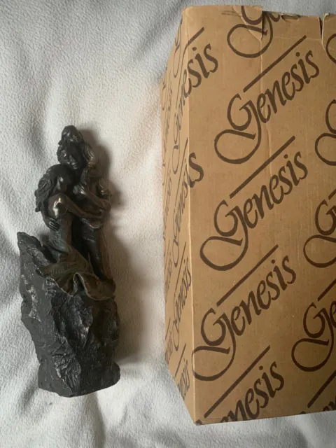 GENESIS BRONZE FINE Arts Sculpture Figurine Collectible Decoration 30cm ...