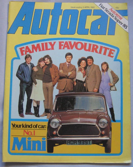 AUTOCAR MAGAZINE 3/4/1982 featuring Mini, Fiat Strada, Porsche 911 ...