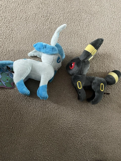 NEW 8” GLACEON And Umbreon Plush Soft Toys Teddy Dolls Stuffed Animal ...