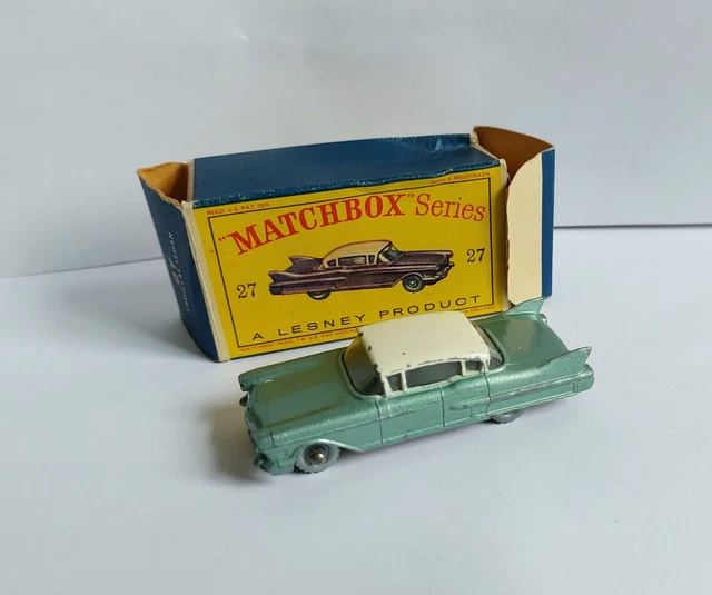 MATCHBOX 27 CADILLAC Sixty Special Rara Variante Verde Originale!! Scatola D!! EUR 399,00 ...