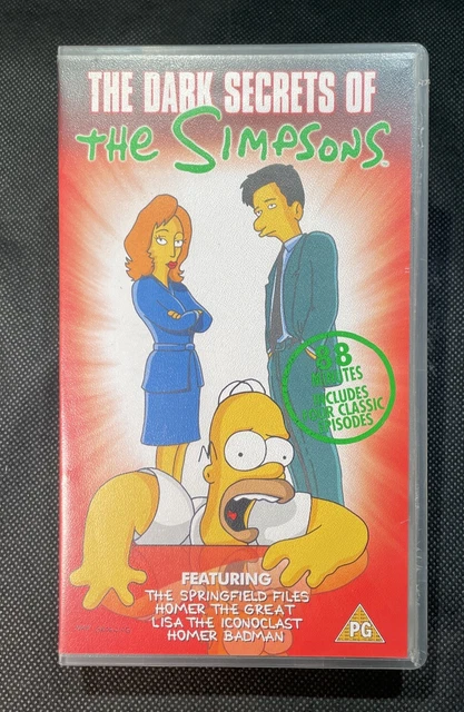 THE DARK SECRETS Of The Simpsons VHS Video Cassette Tape Rare Retro £15 ...