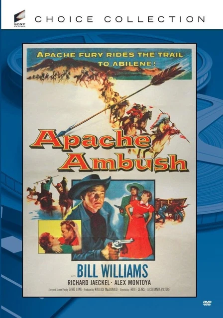 APACHE AMBUSH (DVD) Bill Williams Ray Teal Richard Jaeckel Tex Ritter ...