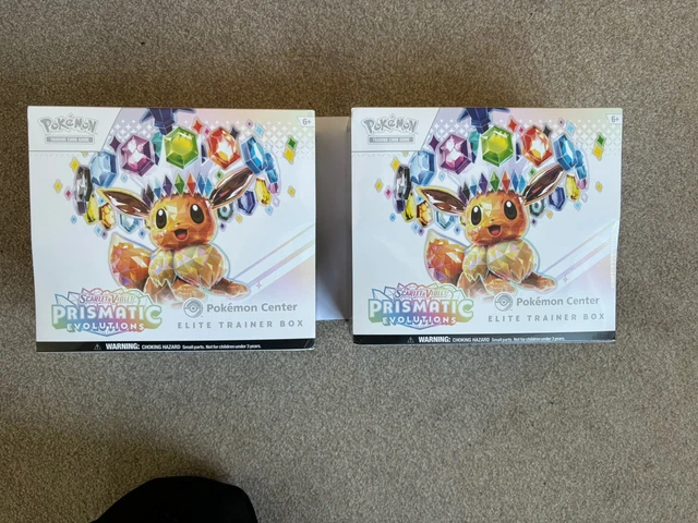 PRISMATIC EVOLUTIONS POKEMON Center Elite Trainer Box PC ETB £208.72 ...
