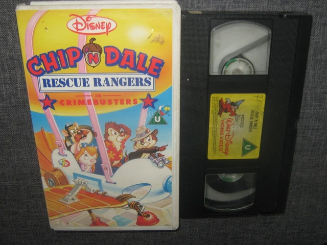 CHIP 'N DALE Rescue Rangers - Disney Uk Small Box Vhs Edition - Oop £14 ...