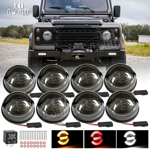 FOR83-90 LAND ROVER Series Defender 90 110 LED Turn Signal Brake Lamp ...