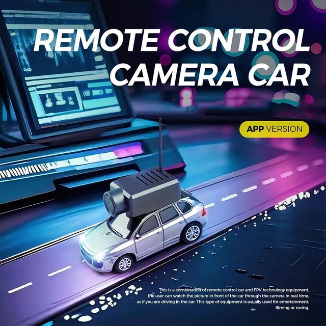 MINI FPV REMOTE Control Car - Silver (with C amera+APP Lot 1:64 Control ...