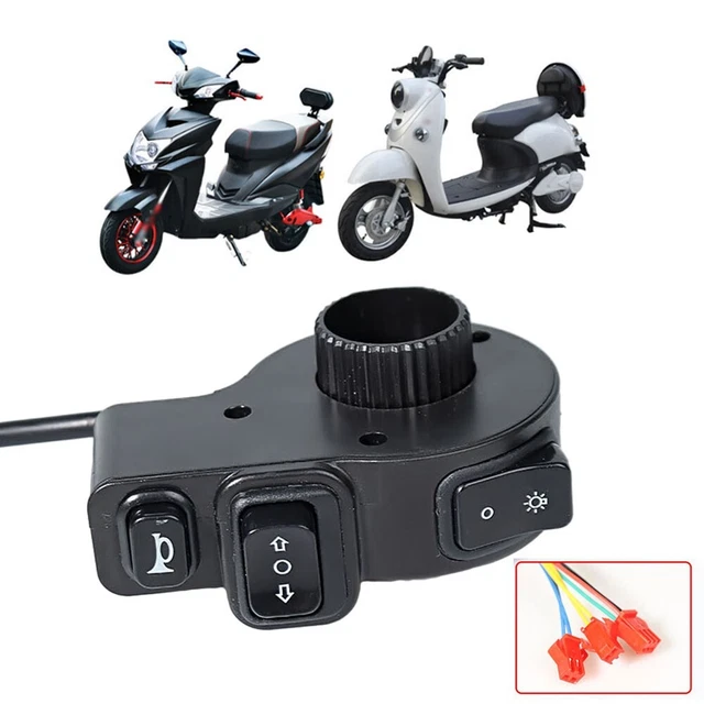 INTERRUPTEUR DE GUIDON de v lo lectrique scooter 7/8 3 en 1 contr?le de conv EUR 7,24 - PicClick FR