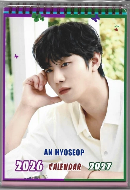 AN HYOSEOP PHOTO Calendar 2026 & 2027 K-Actor 2025.09 [Jinu of Saja ...