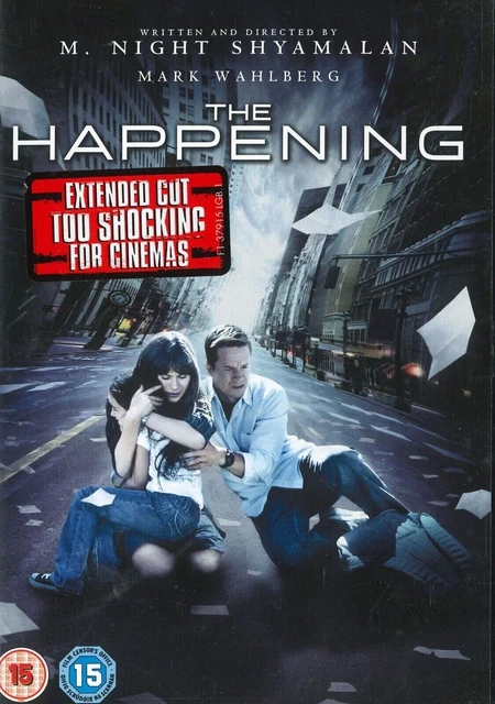 THE HAPPENING (2008) DVD, Mark Wahlberg, Zooey Deschanel, John ...
