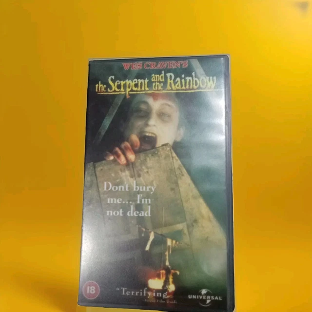 THE SERPENT AND The Rainbow VHS 4Front Video Universal Studios Release ...
