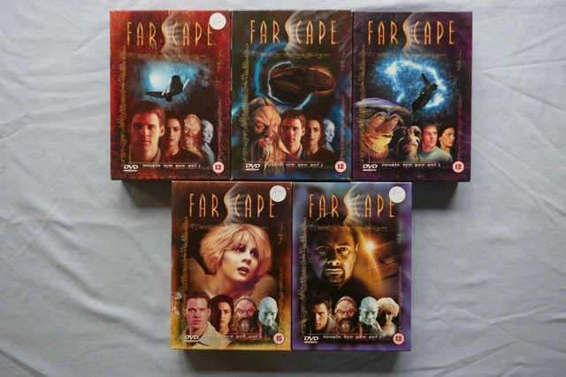FARSCAPE COMPLETE SEASON One Double dvd 10 discs Boxsets 1-5 Series 1 ...