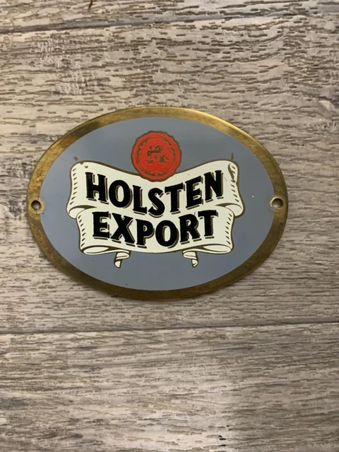 VINTAGE BRASS HOLSTEN EXPORT LAGER PUMP BADGE. Beer £17.99 - PicClick UK