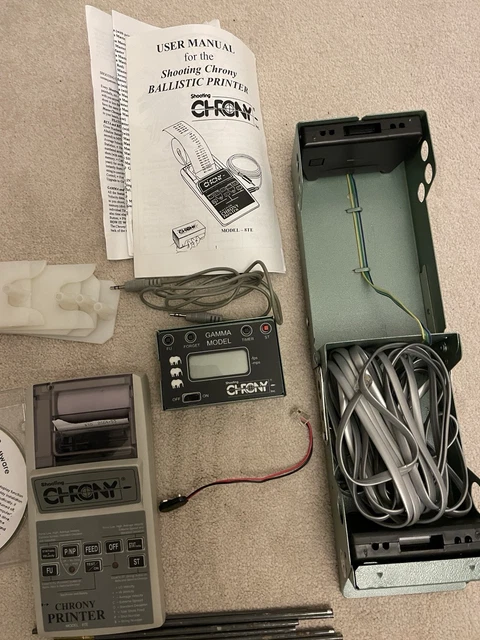 SHOOTING CHRONY GAMMA Model Master Chronograph With Chrony Ballistic Printer £47.52 - PicClick UK