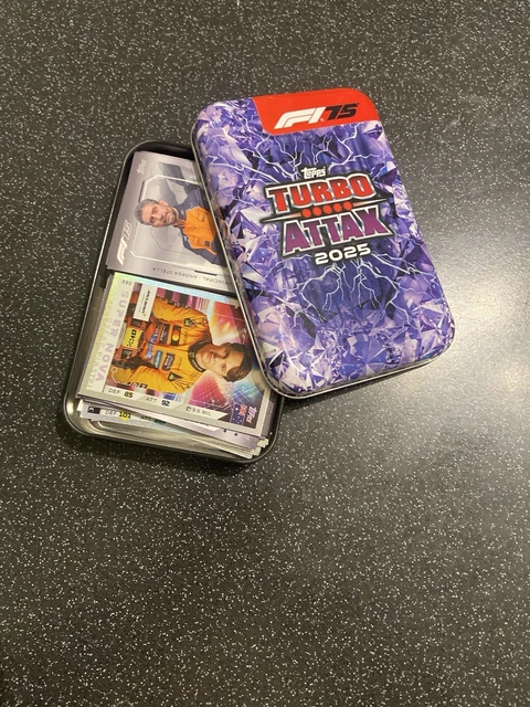 F1 TURBO ATTAX 2025 Lot – 100 Cards + Tin £5.45 - PicClick UK