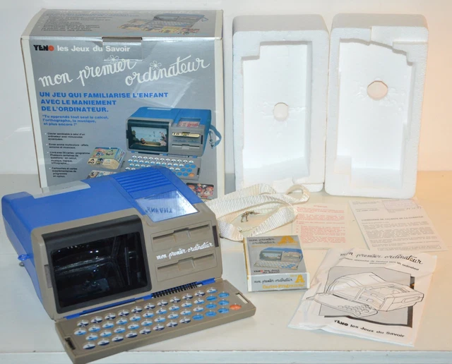 ANCIEN JEU ÉLECTRONIQUE YENO MON PREMIER ORDINATEUR Savoir en boite ...