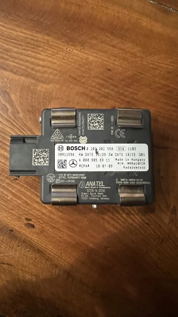 MERCEDES BENZ C-KLASSE W205 Abstandssensor Radarsensor A0009056911 ...
