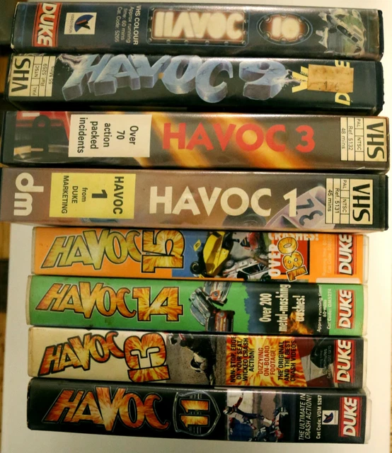 HAVOC CRASH VHS - Bike Kings 3 Crashes VHS - 1980 Drag Racing Crashes VHS £5.92 - PicClick UK