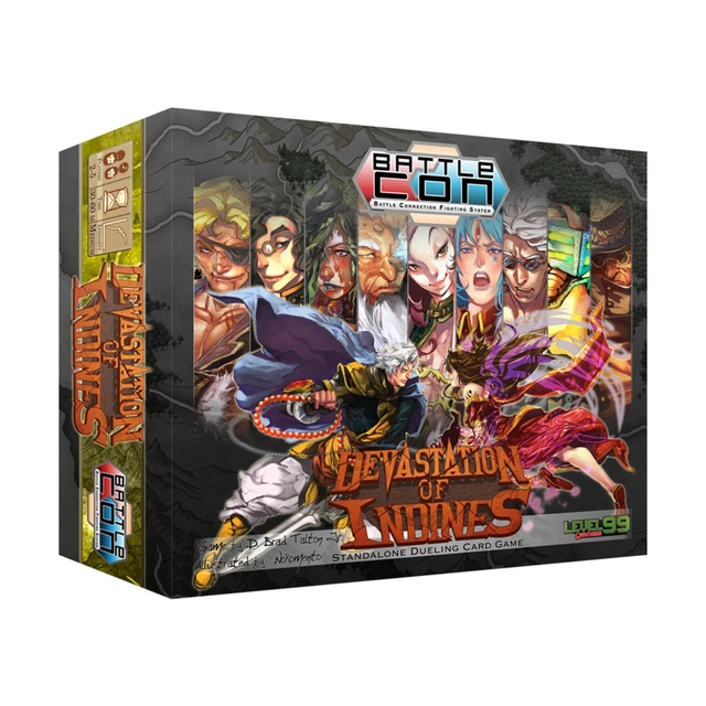 NIVEAU 99 BATTLECON Jeu Devastation Of Indines Avec / Bois Insertion VG EUR 93,77 - PicClick FR