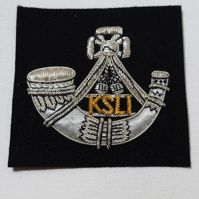 BRITISH ARMY KINGS Shropshire Light Infantry KSLI Badge patch £23.33 ...