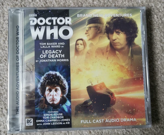 DOCTOR WHO - LEGACY OF DEATH - Tom Baker - Big Finish - SEALED £13.46 ...