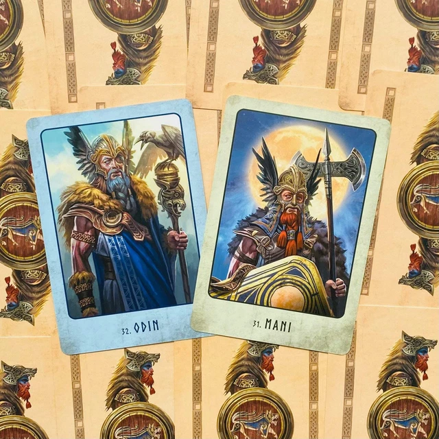 VIKING ORACLE BRIDGE Cards Oracle Stacey Demarco Esoteric Telling Blue ...