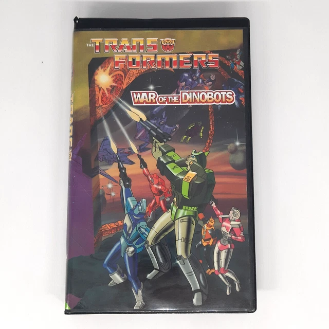 TRANSFORMERS VHS WAR of the Dinobots Rare Vintage Animated Movie Film ...