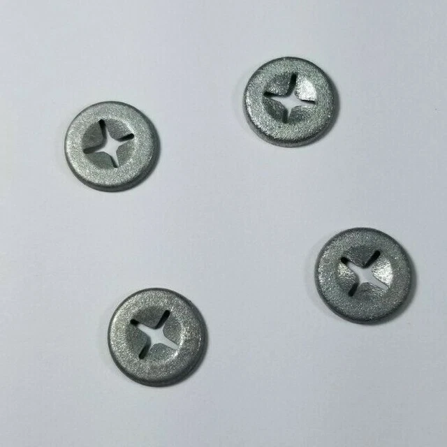 EMBLEM SCRIPT GHIA RETAINING METAL CLIPS 2mm SET OF 4 VW KARMANN GHIA ...