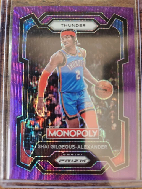 2023-24 PANINI PRIZM Monopoly Shai Gilgeous-Alexander Viola Wave Prizm ...