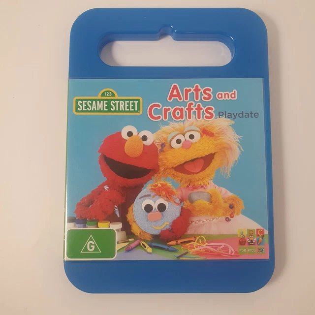 SESAME STREET ARTS and Crafts Playdate DVD Region 4 Australia Elmo Abby ...