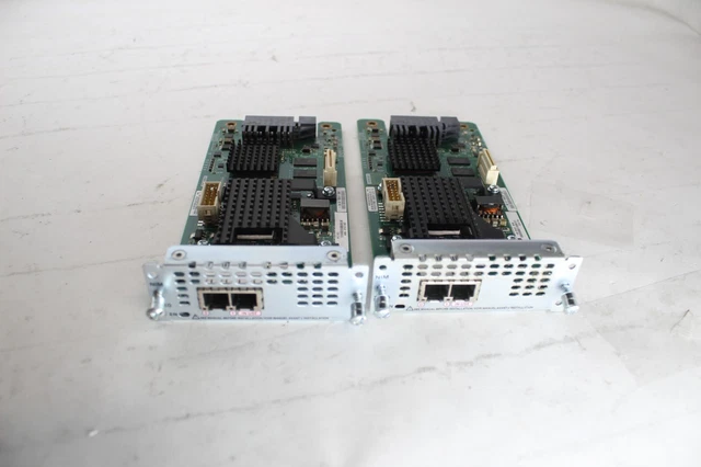 LOT DE 2 Modules D'Interface Réseau FXO Cisco 2 Ports NIM-2FXO 73-15777 ...