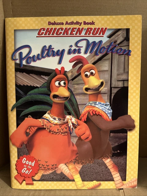 RARE VINTAGE CHICKEN Run Poultry in Morion deluxe activity book UNUSED ...