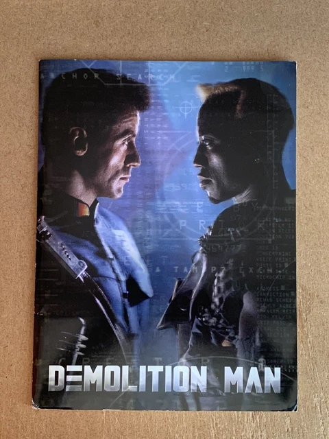 DEMOLITION MAN 1993 Movie Press Kit Sylvester Stallone Wesley Snipes ...