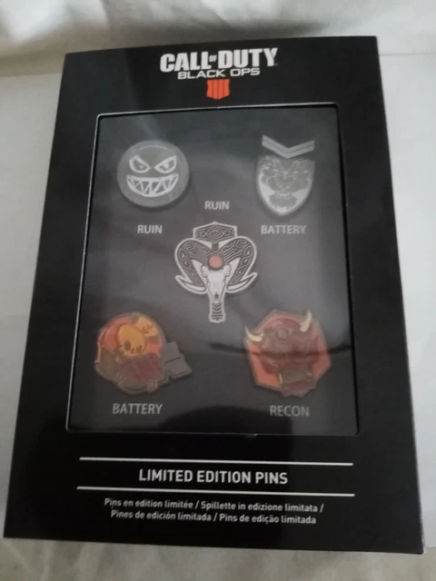 BADGES - 5 Pins Call of Duty Black Ops limited edition Pins set £7.99 ...