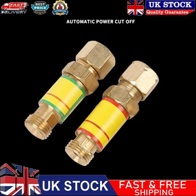 COPPER OXYGEN ACETYLENE Check Valve Flashback Arrestor Safety M16*1 5 £ ...