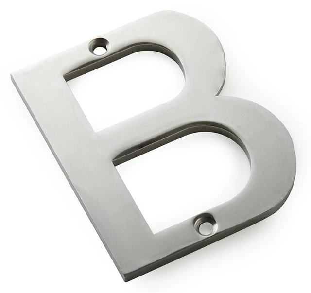 SANDLEFORD STAINLESS STEEL LETTER “B” 65mm +Fixings *Australian Brand ...