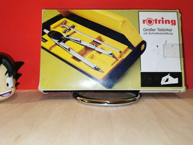 RARE VINTAGE ROTRING Compass Boxed Set West Germany Grober Teilzirkel ...
