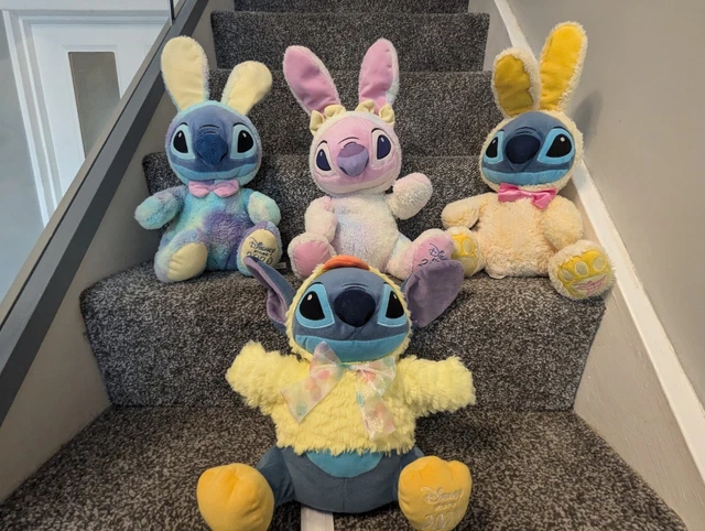 DISNEY STORE LILO And Stitch Stitch And Angel Easter Soft Toys £40.24 ...