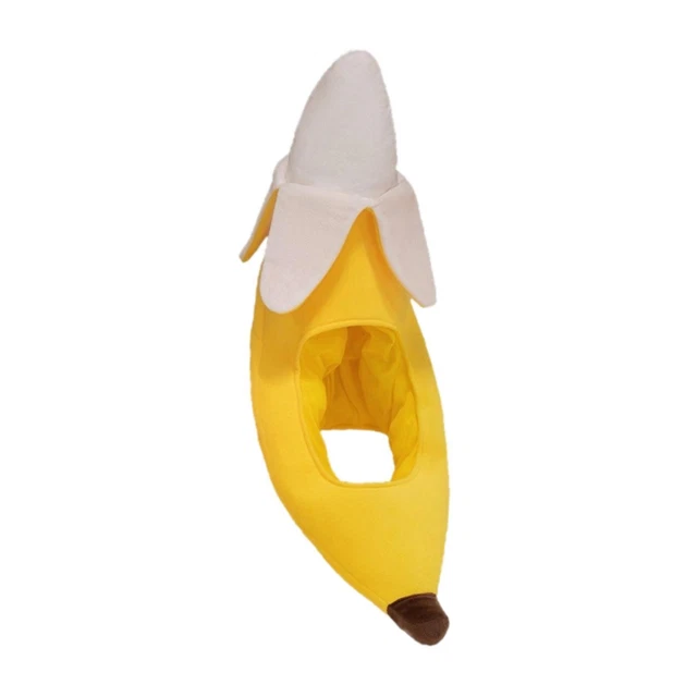 BANANA HAT CUTE Headgear Soft Hat for Selfie Party Event Dress up ...